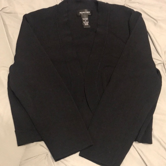 Spense | Sweaters | Black Cropped Sweater | Poshmark